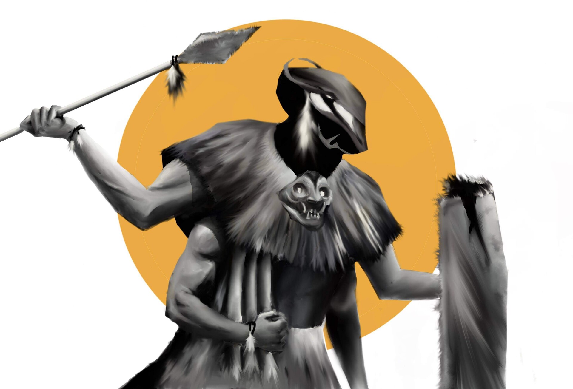 ArtStation - Necalli - Aztec Guardian