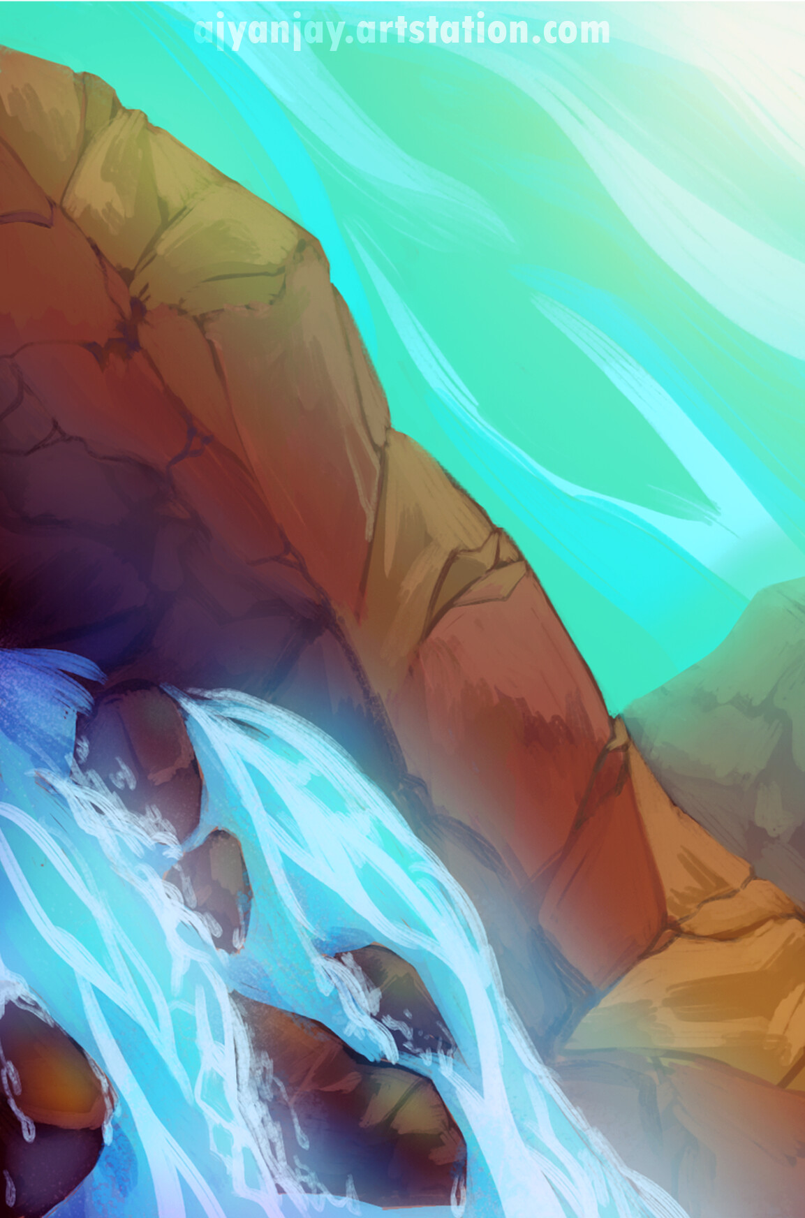 ArtStation - Waterfall