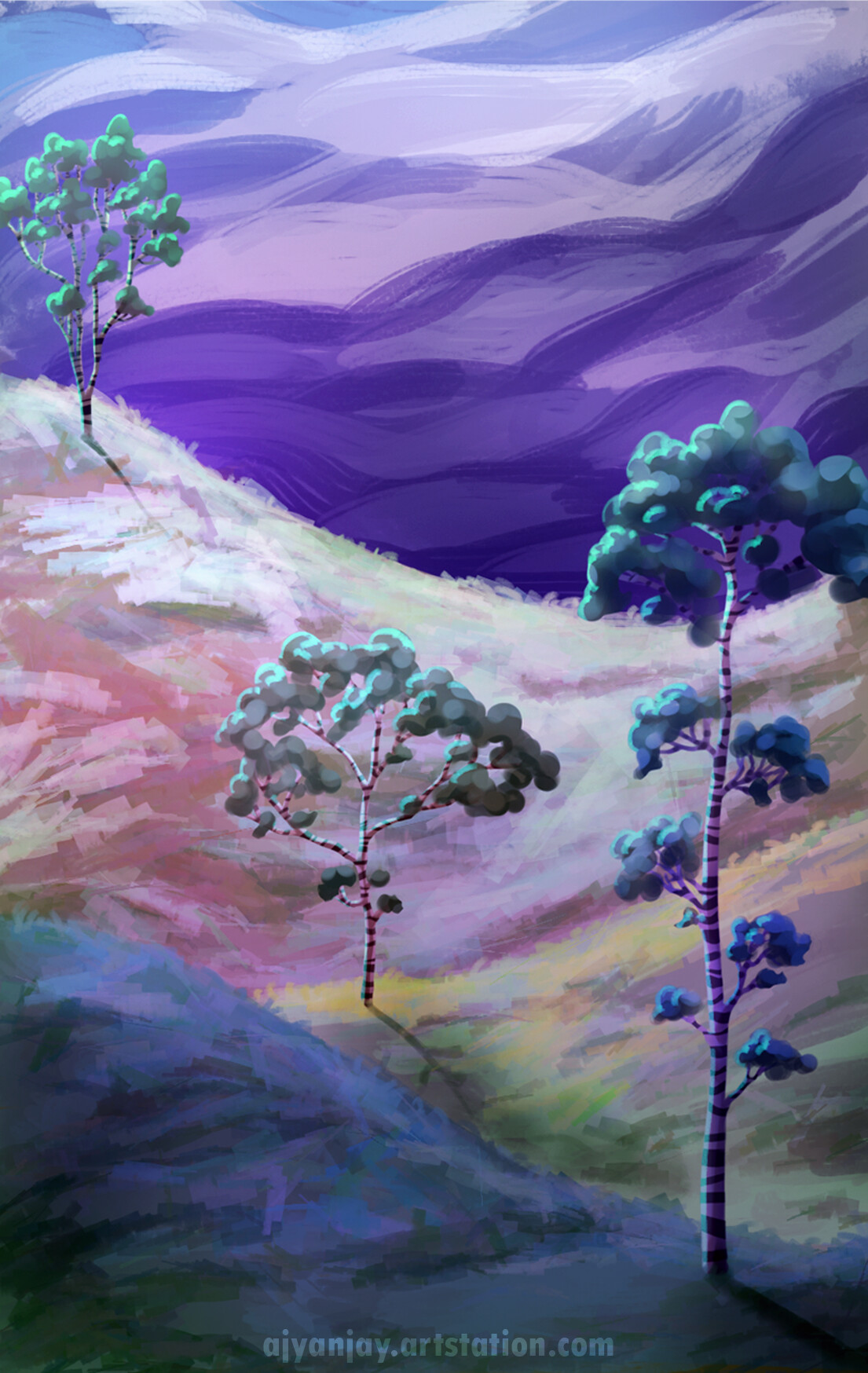 ArtStation - Night Plains