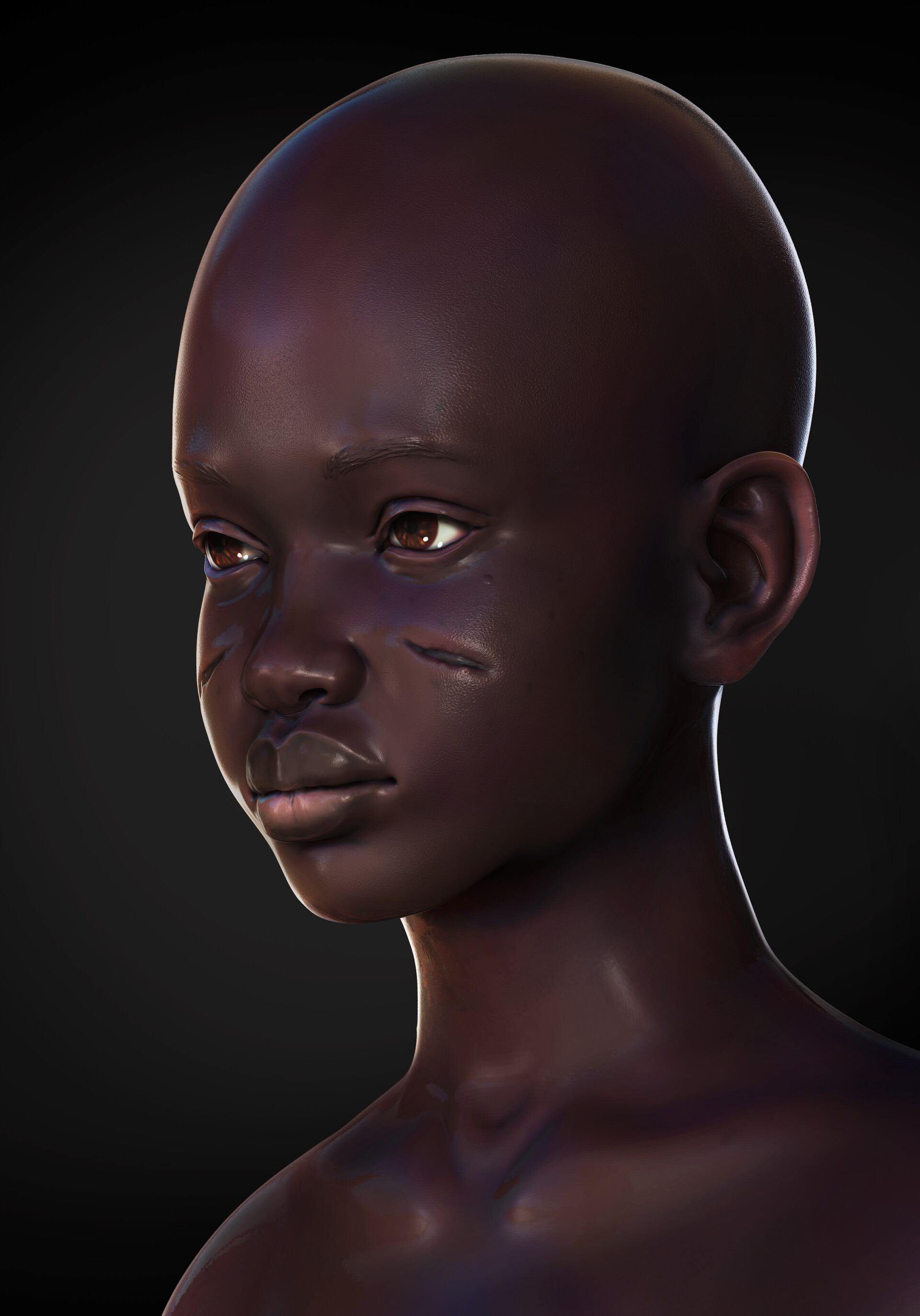 ArtStation - SYNERGY - Thandi Base Model