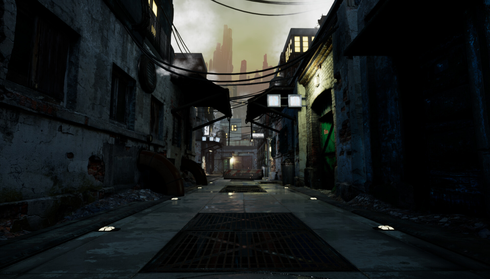 ArtStation - Cyber Punk Alley - Unreal Engine 4