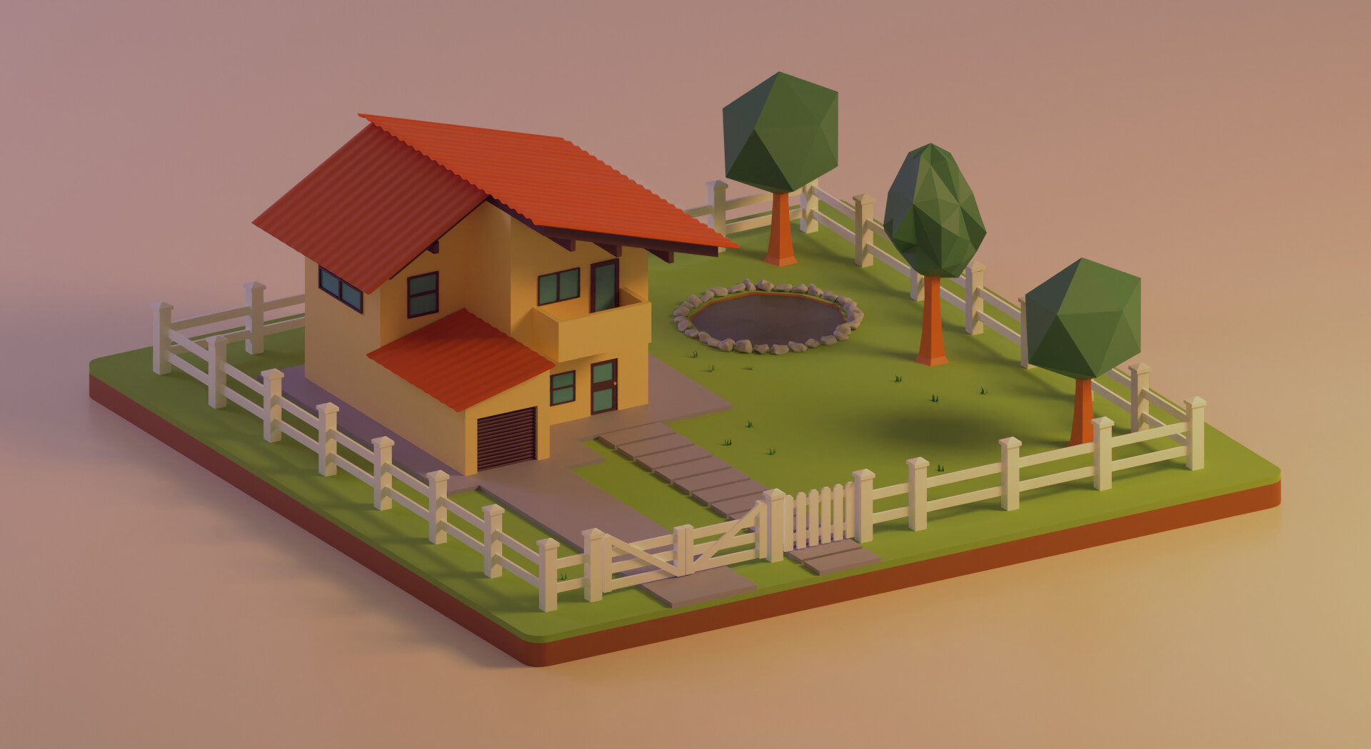 ArtStation - House Diorama