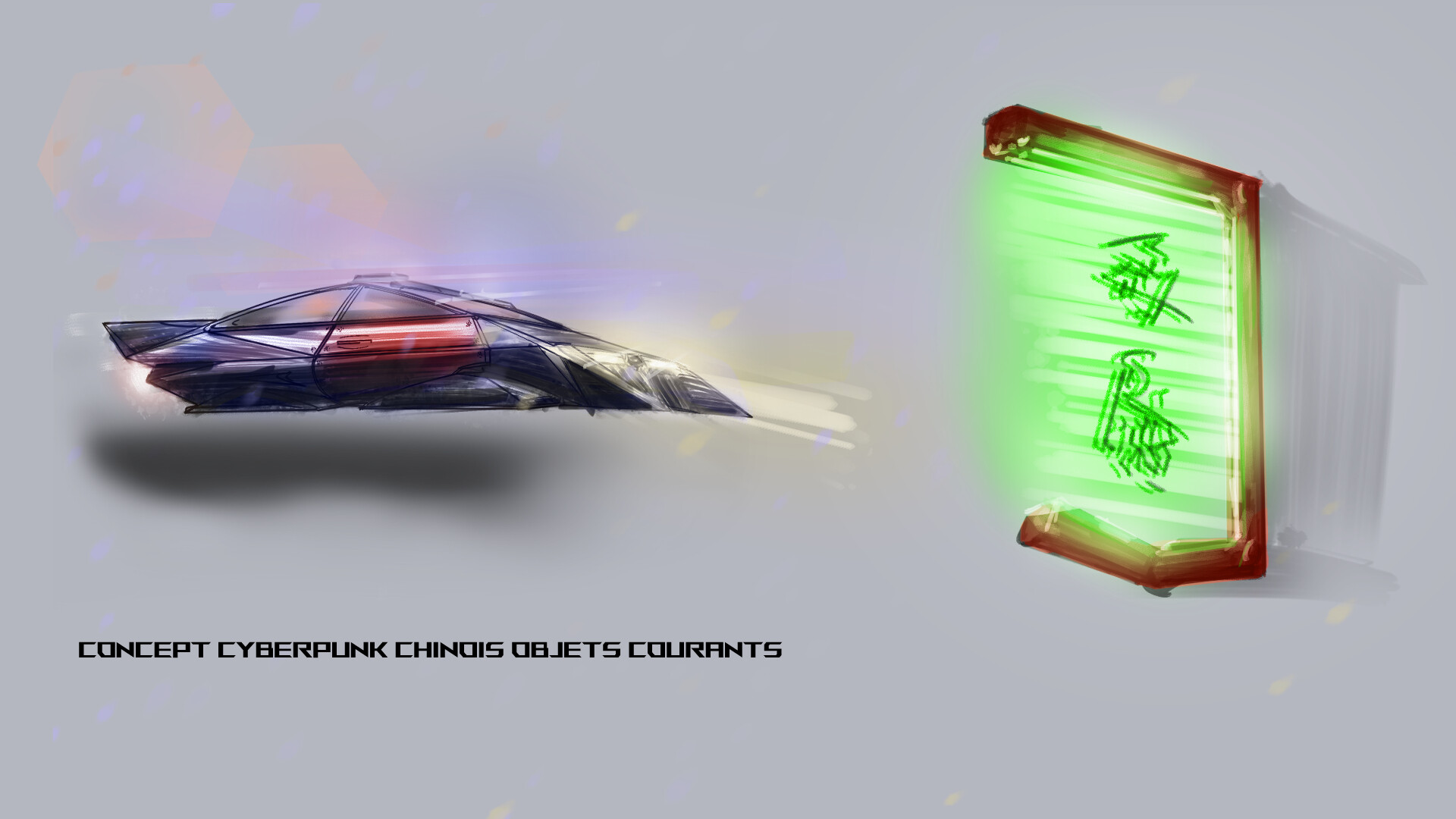 ArtStation - cyberpunk project objects and vehicle