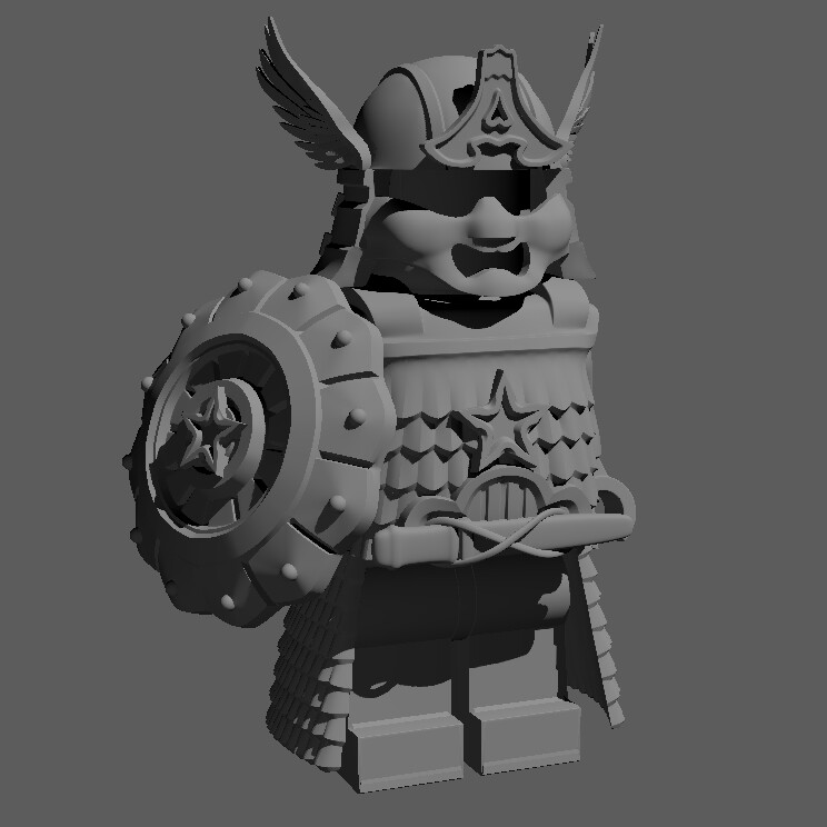 Win zaw - Lego Captain America