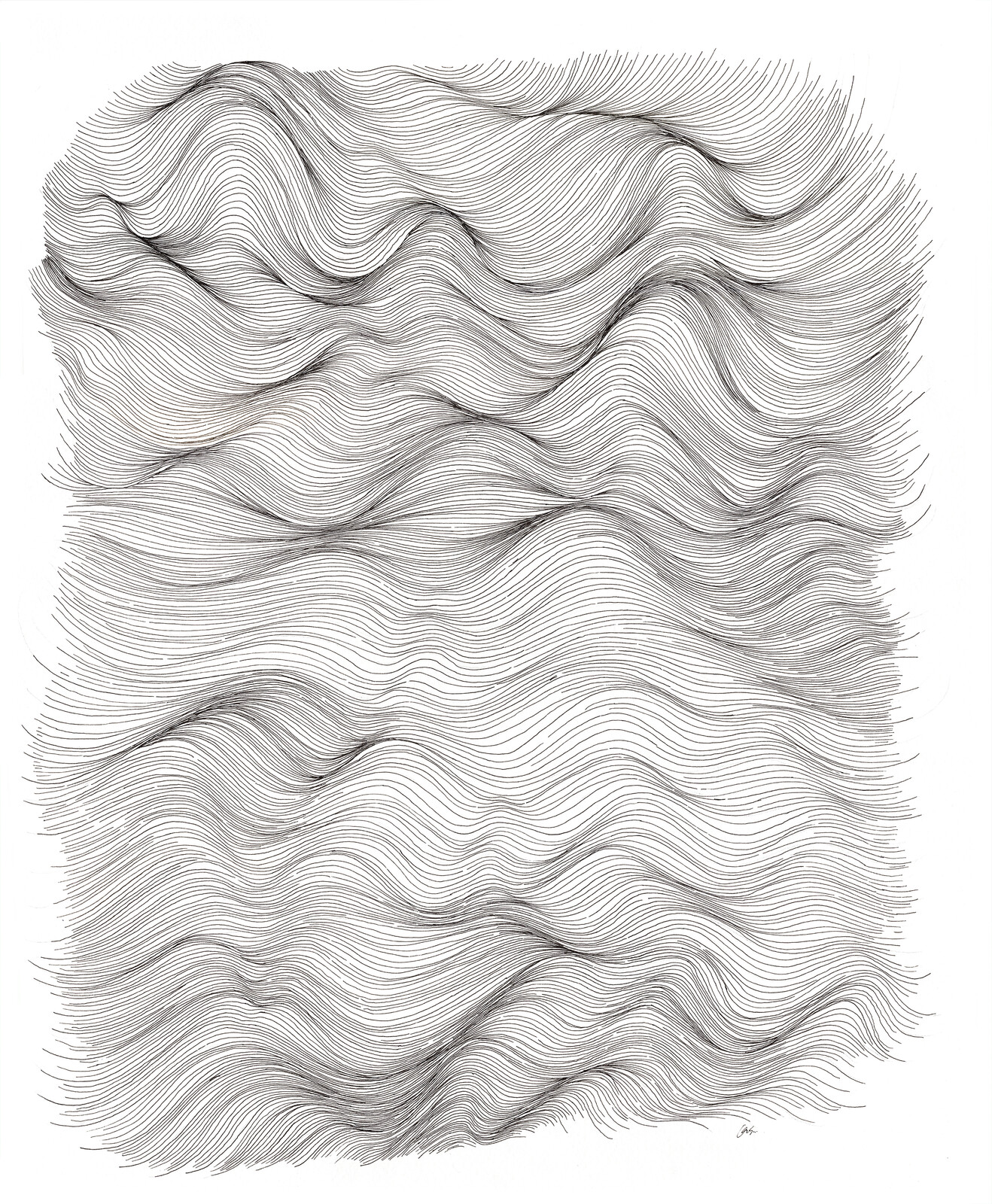 Schwarz Ink - Waves 2