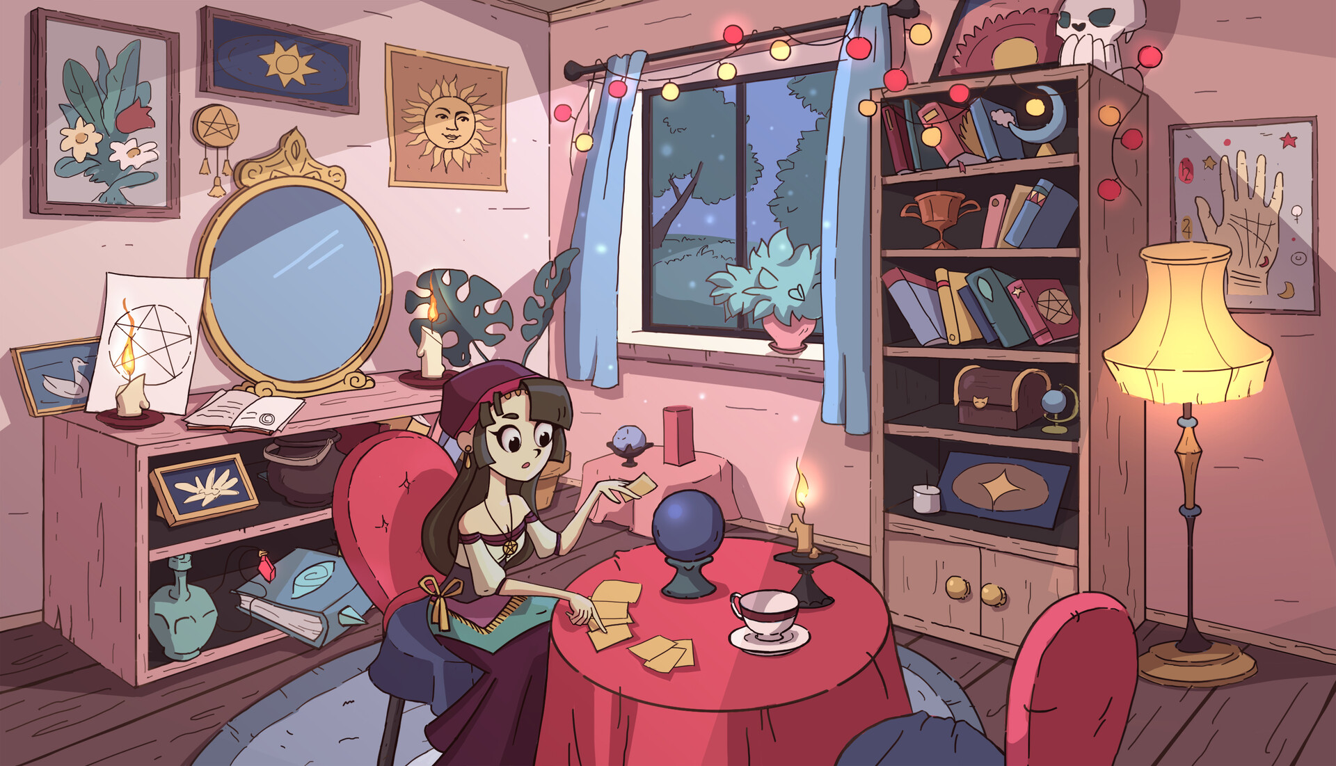ArtStation - Fortune teller's room