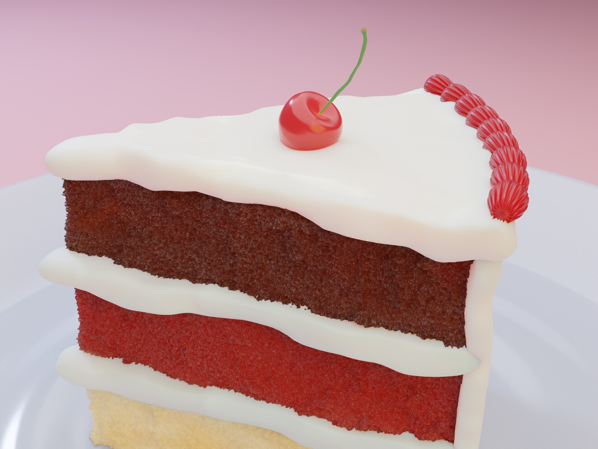 ArtStation - Cake slice