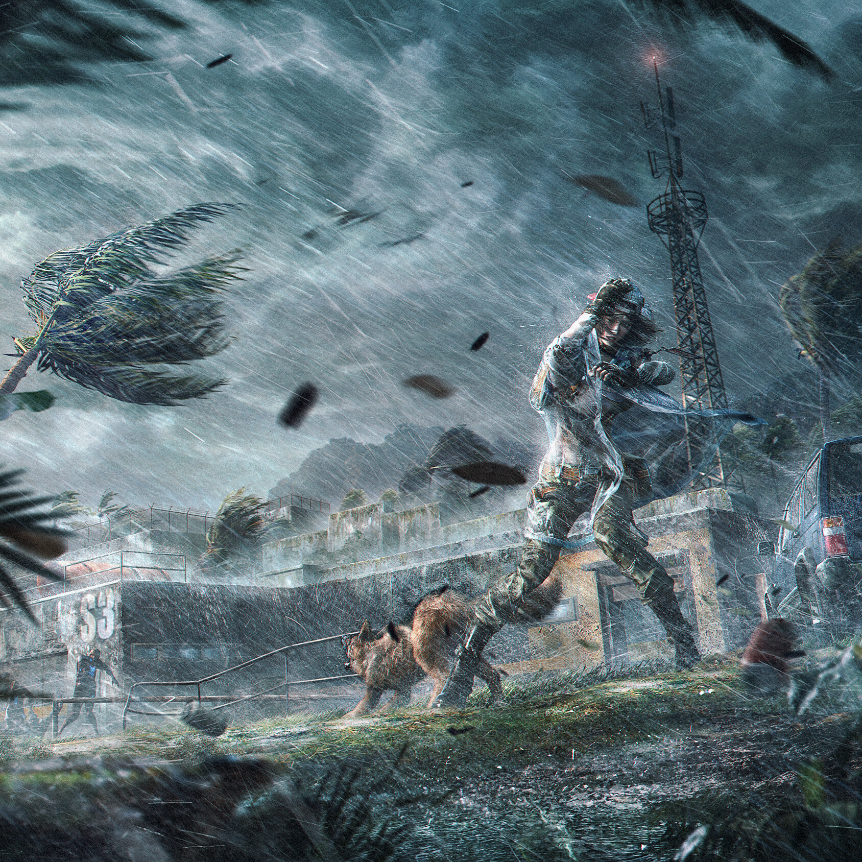 ArtStation - Life After：Typhoon disaster