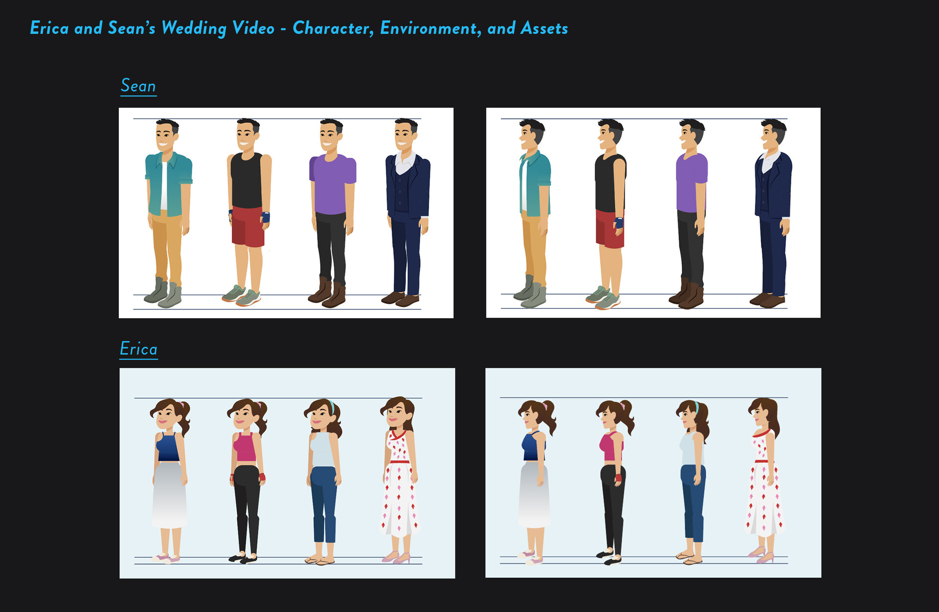 Annie Chua - Wedding Video | Storyboard, Character Design, Environment
