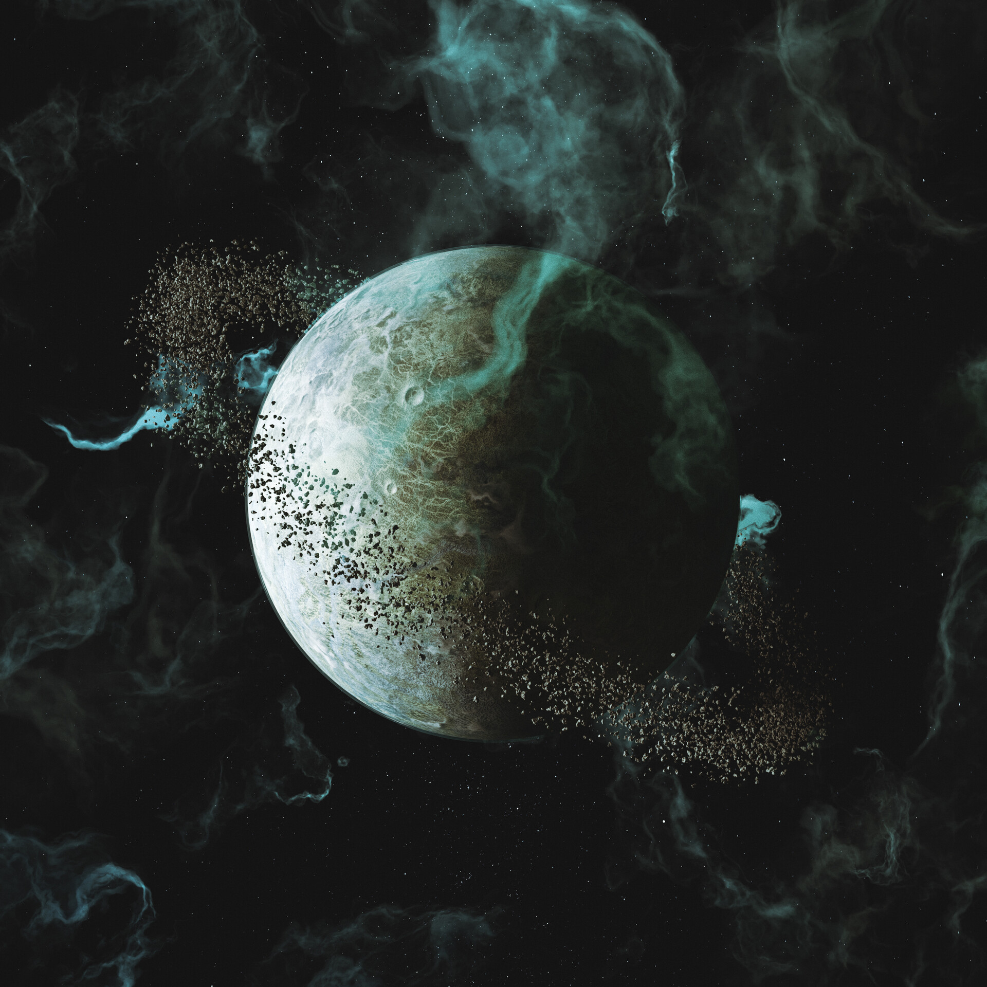 ArtStation - 10/18/20 EXTRATERRESTRIAL PLANET