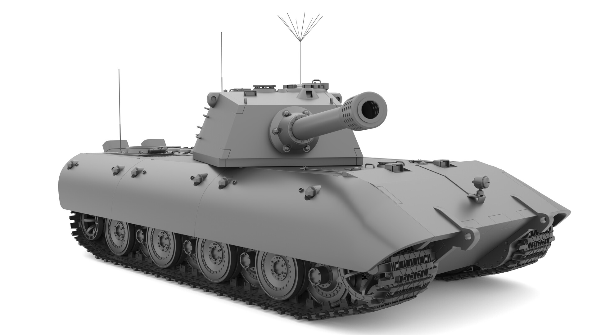 ArtStation - E-100 15 cm Super Heavy Tank