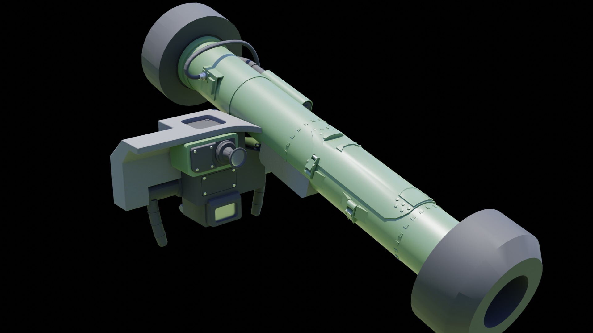 ArtStation - Javelin Rocket Launcher Model