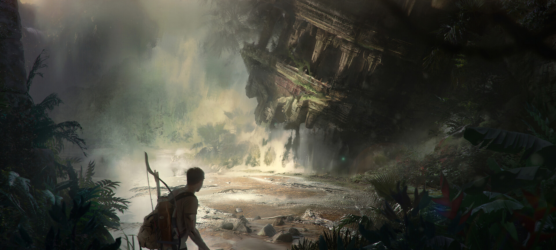 ArtStation - Ruins in the jungle