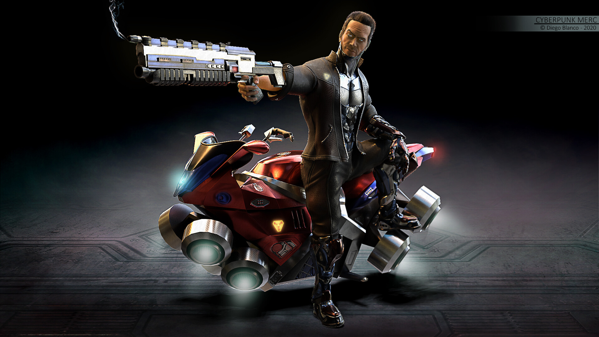 ArtStation - Cyberpunk Merc