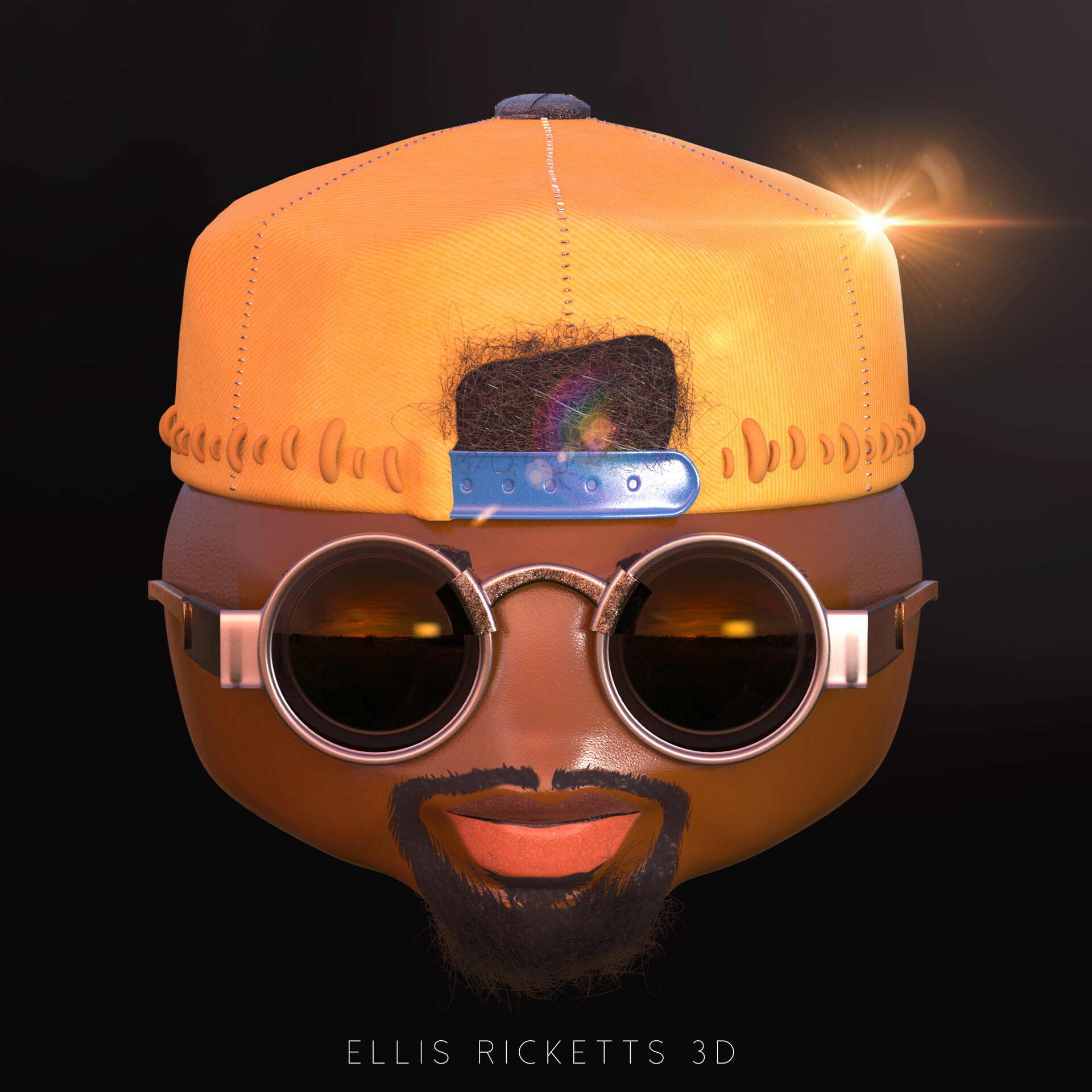 ArtStation - ER3D - 3D Logo Design