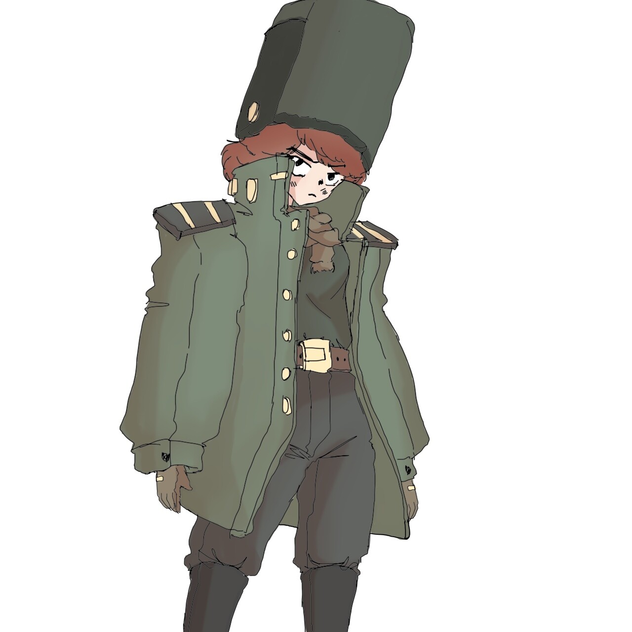 ArtStation - chan military