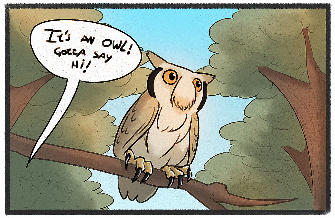 ArtStation - Evil Owl