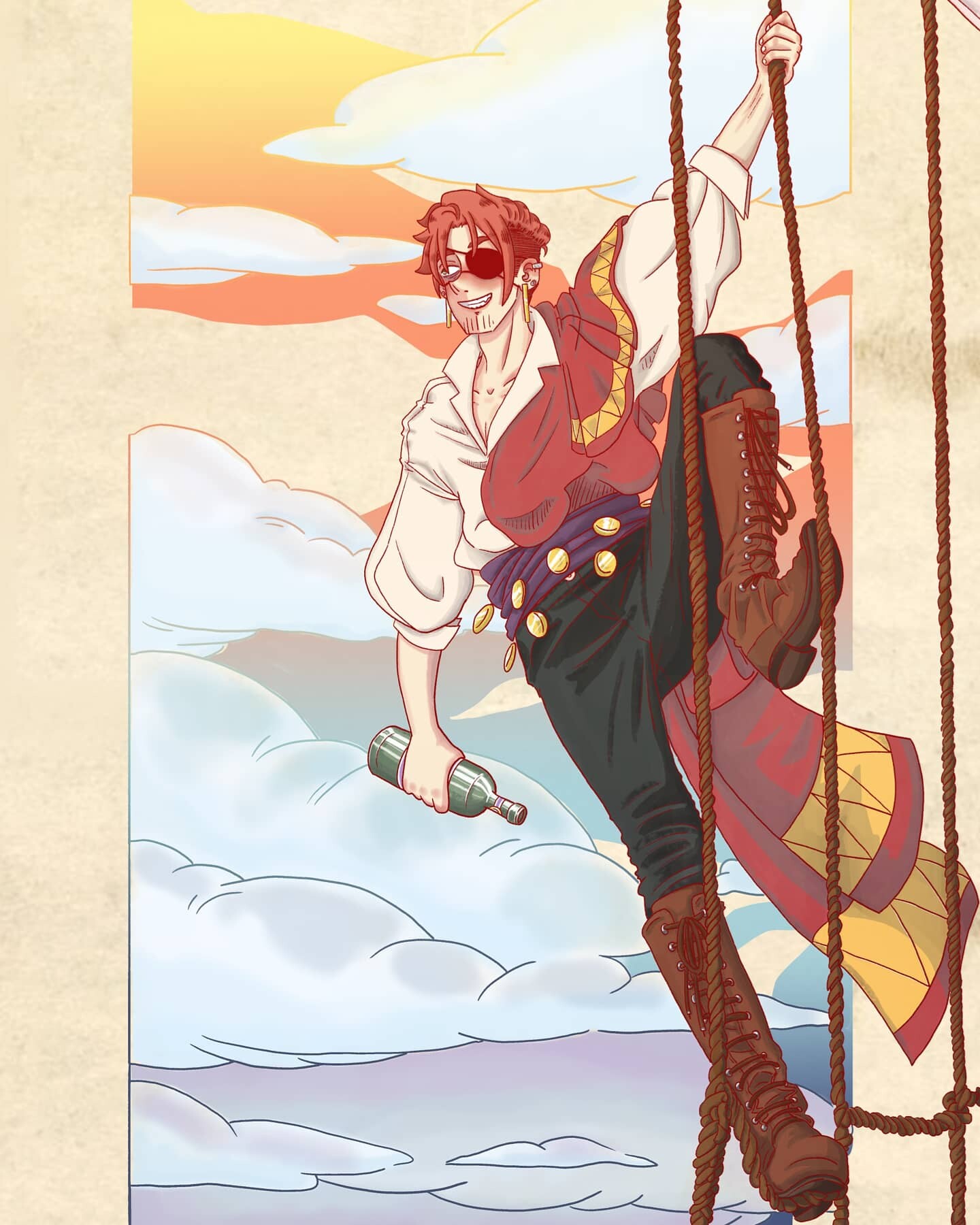 ArtStation - Red Pirate