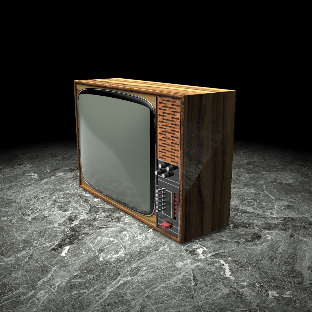ArtStation - old tv