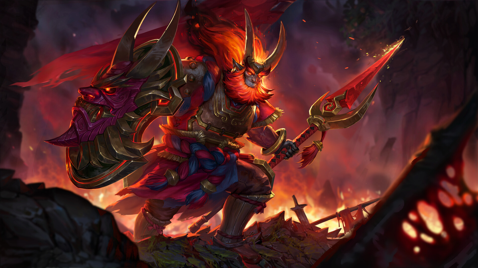 ArtStation - Oni Hunter - Dota2 TI10 Mars set