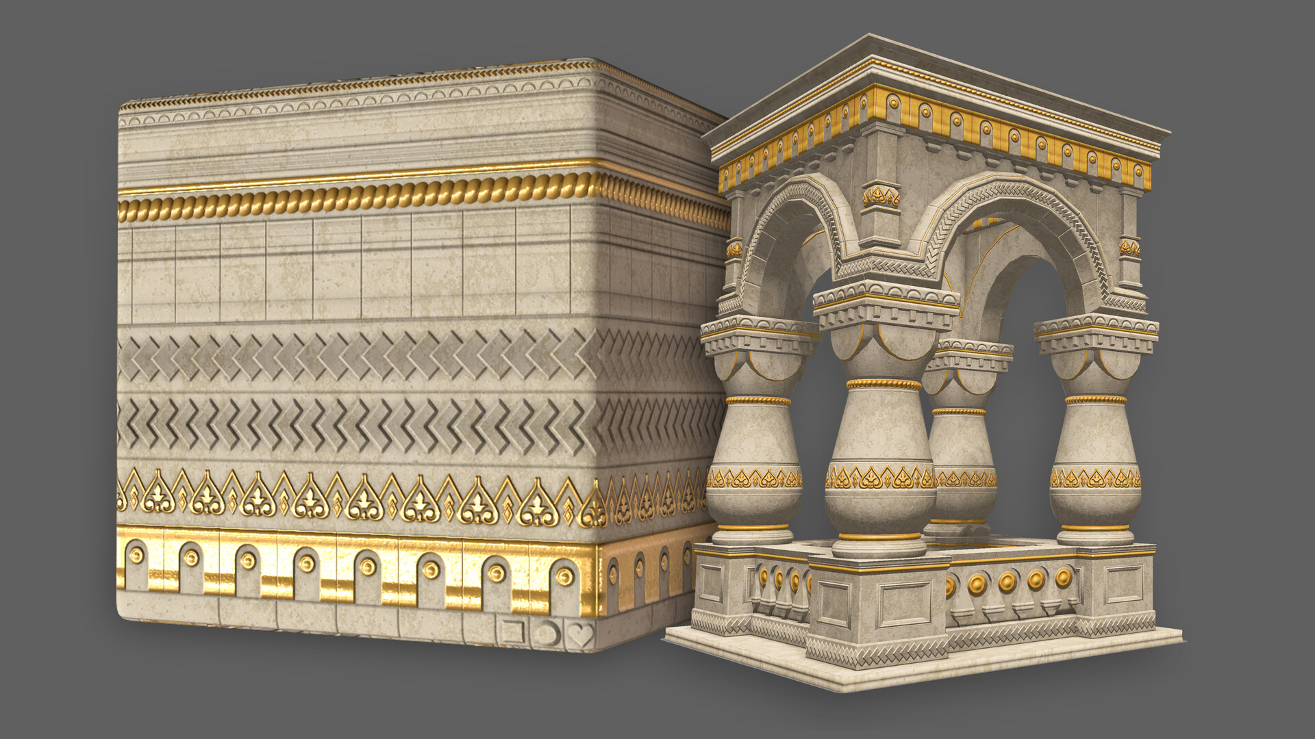 ArtStation - Trim Sheet Experiment WIP