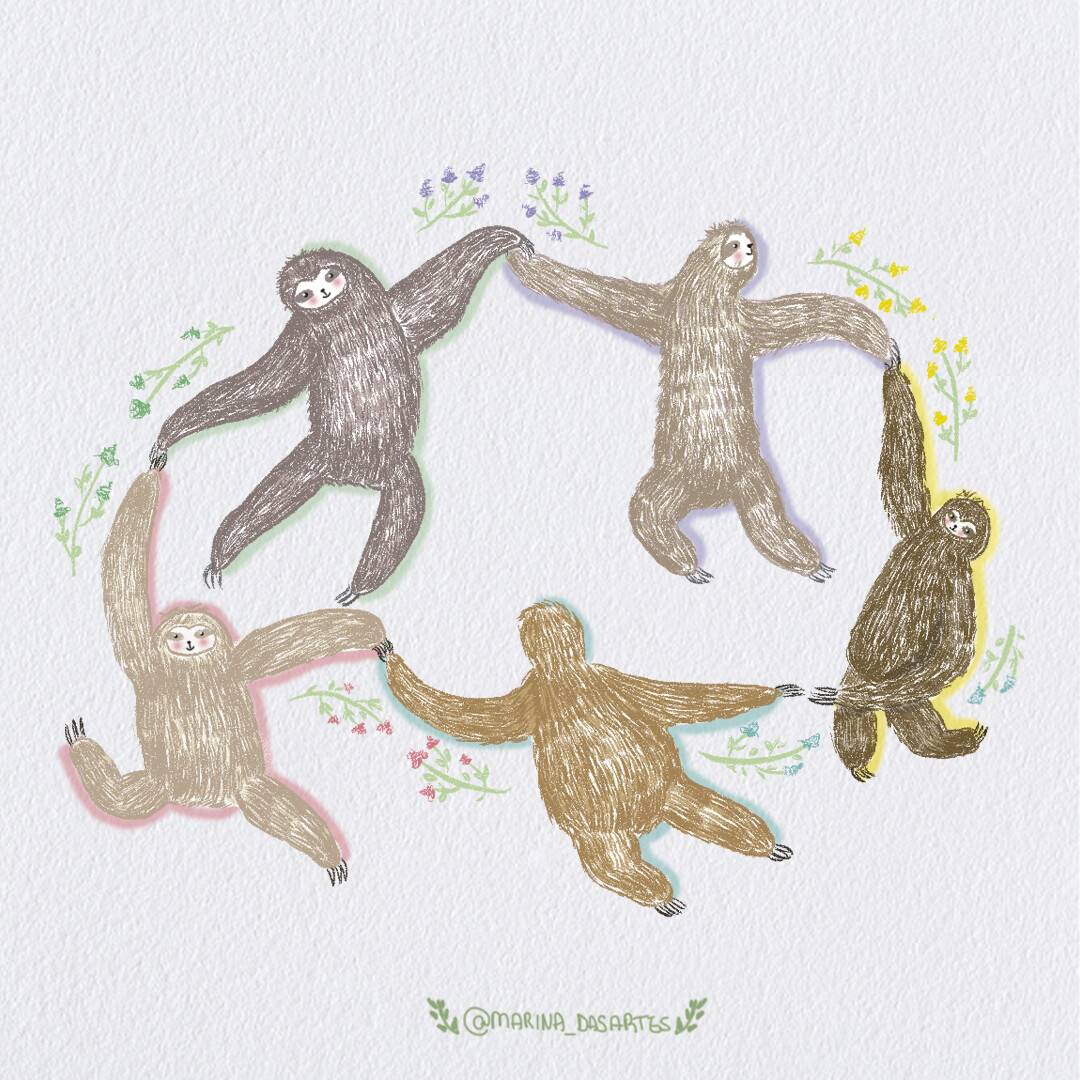 ArtStation - Dancing Sloths