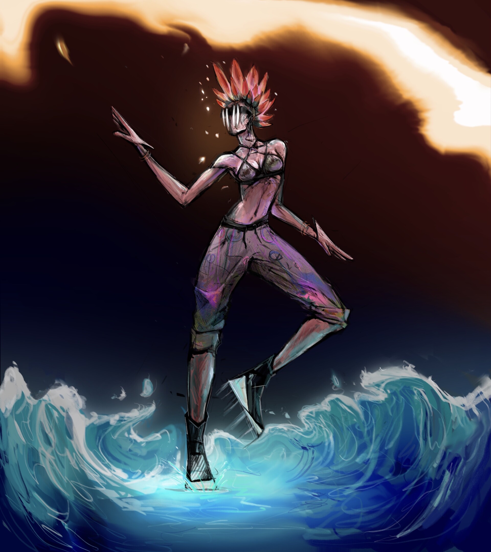 ArtStation - Flower punk