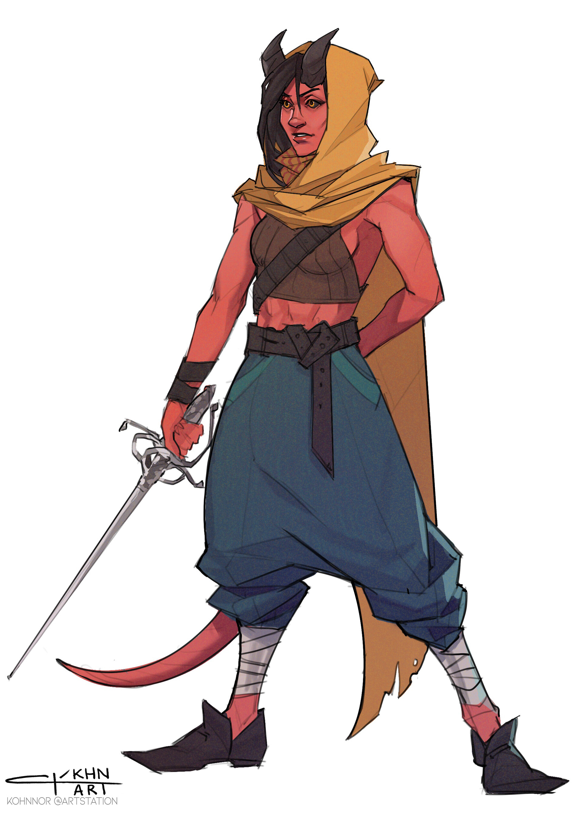 ArtStation - Tiefling Rogue