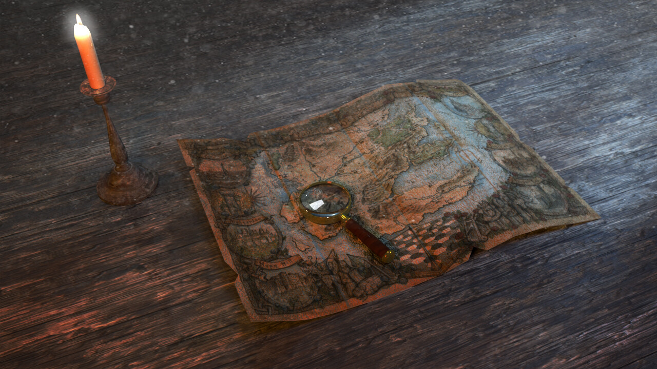 ArtStation - Adventurer's table