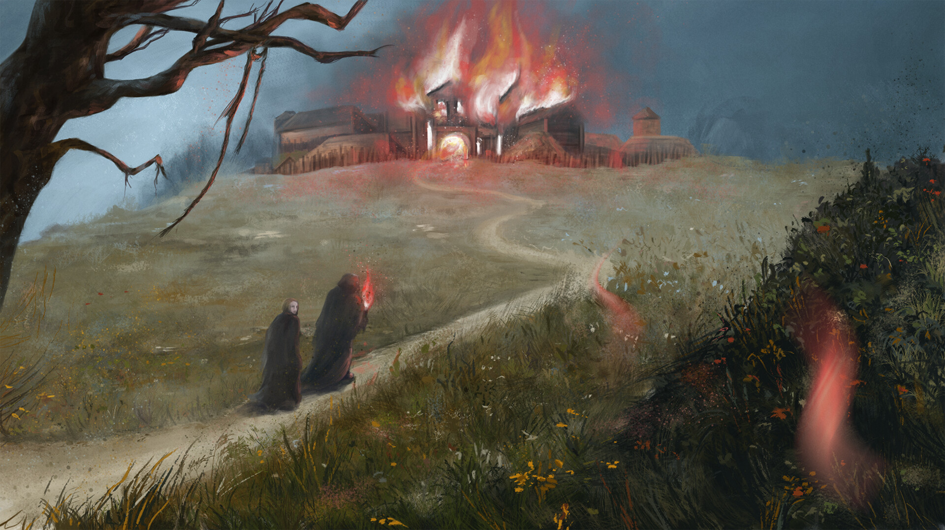 ArtStation - The flower of fire