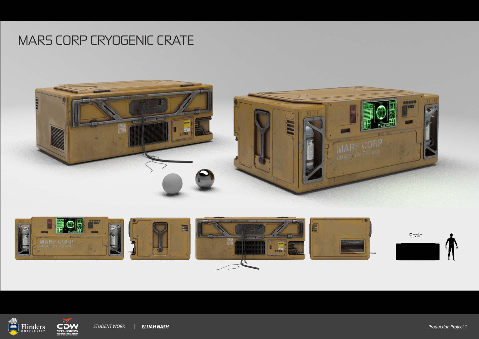 ArtStation - Sci-fi Cryogenic Crate