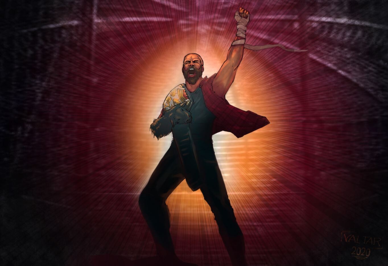 ArtStation - Card Art - Wooly Bully Title