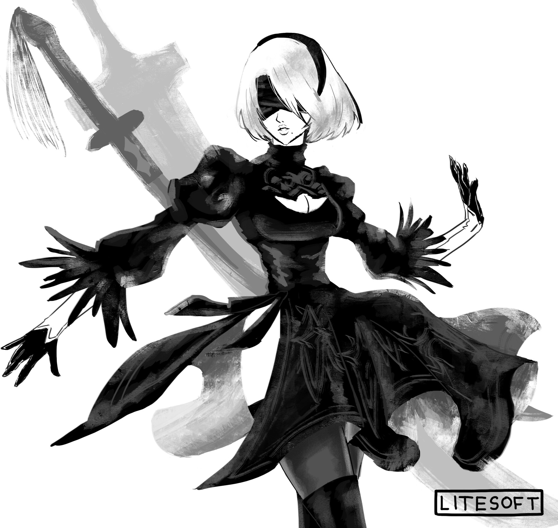 ArtStation - 2B Neirautomata