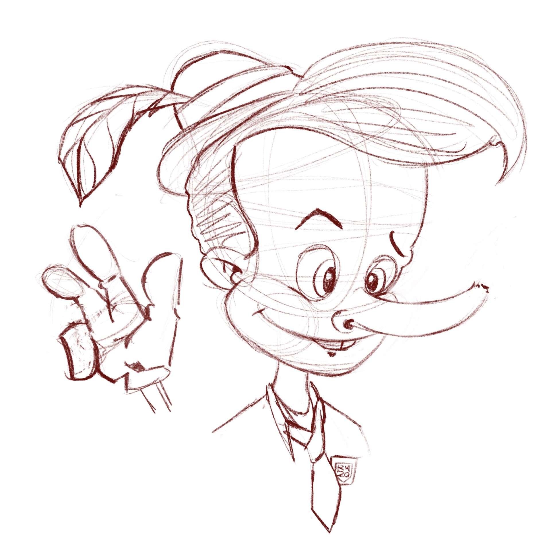 Pinocchio Drawing