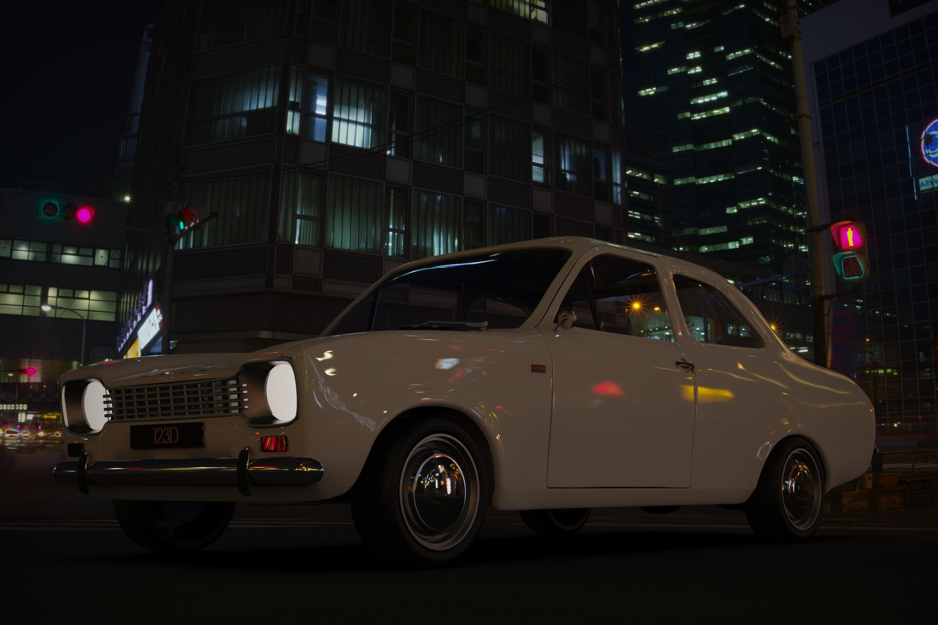 ArtStation - Ford Escort MK1