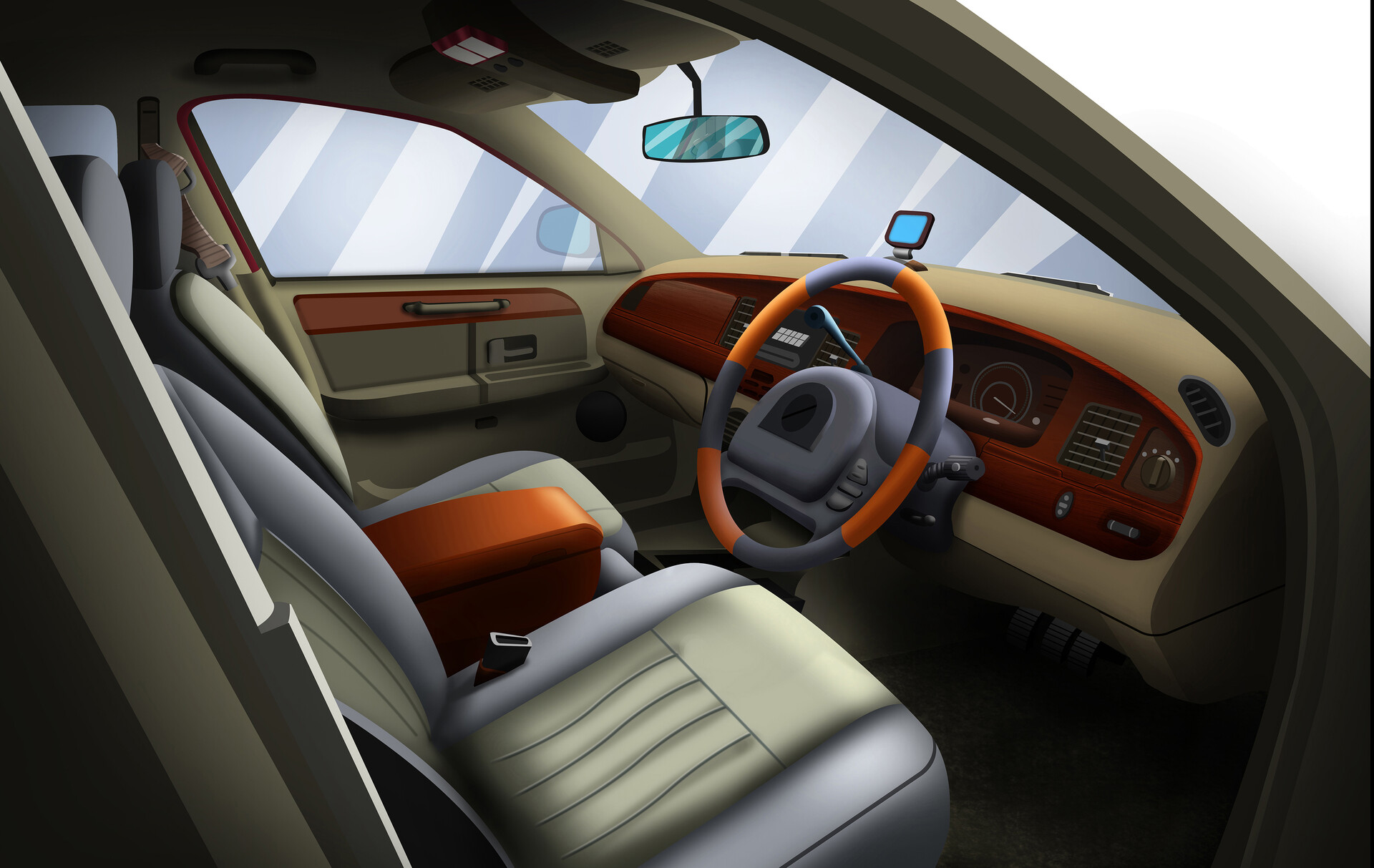 ArtStation - Car Interior