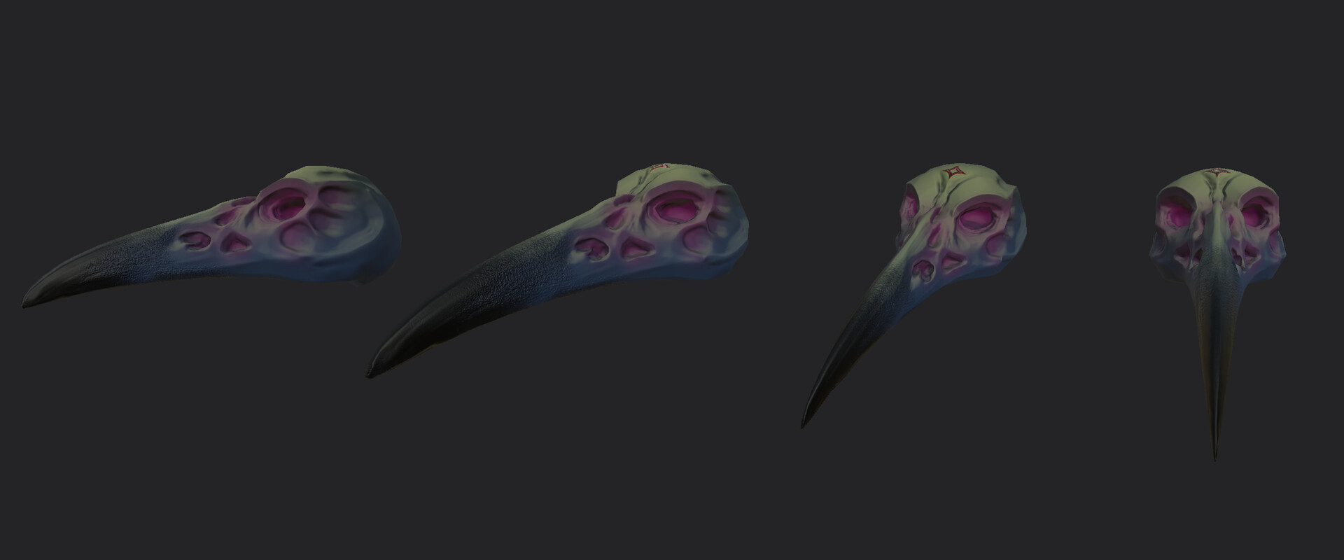 ArtStation - Raven Skull