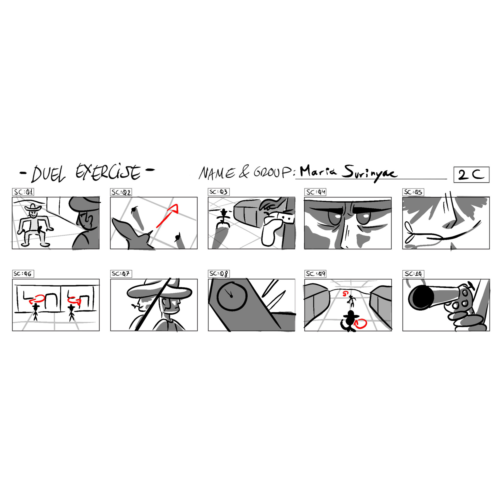 Storyboard Exercises