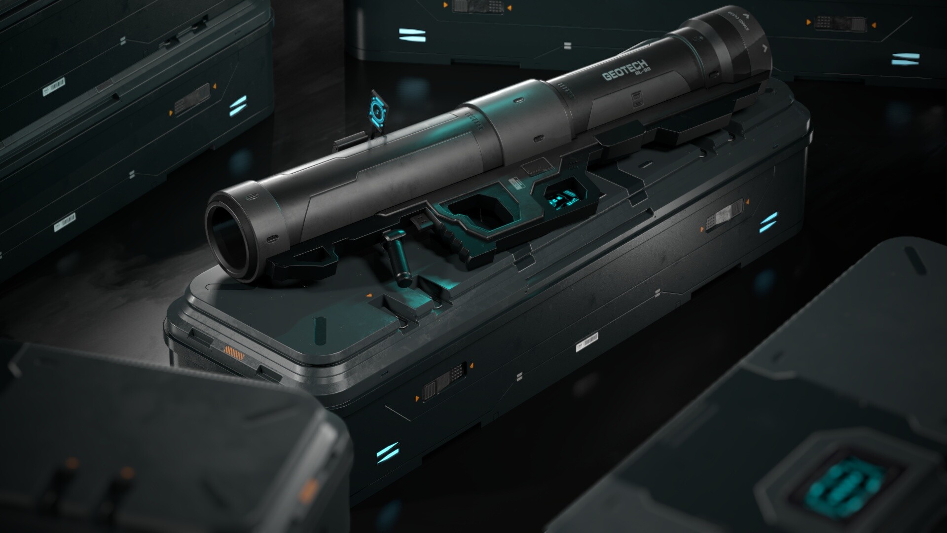 ArtStation - Sci-fi Missile Launcher