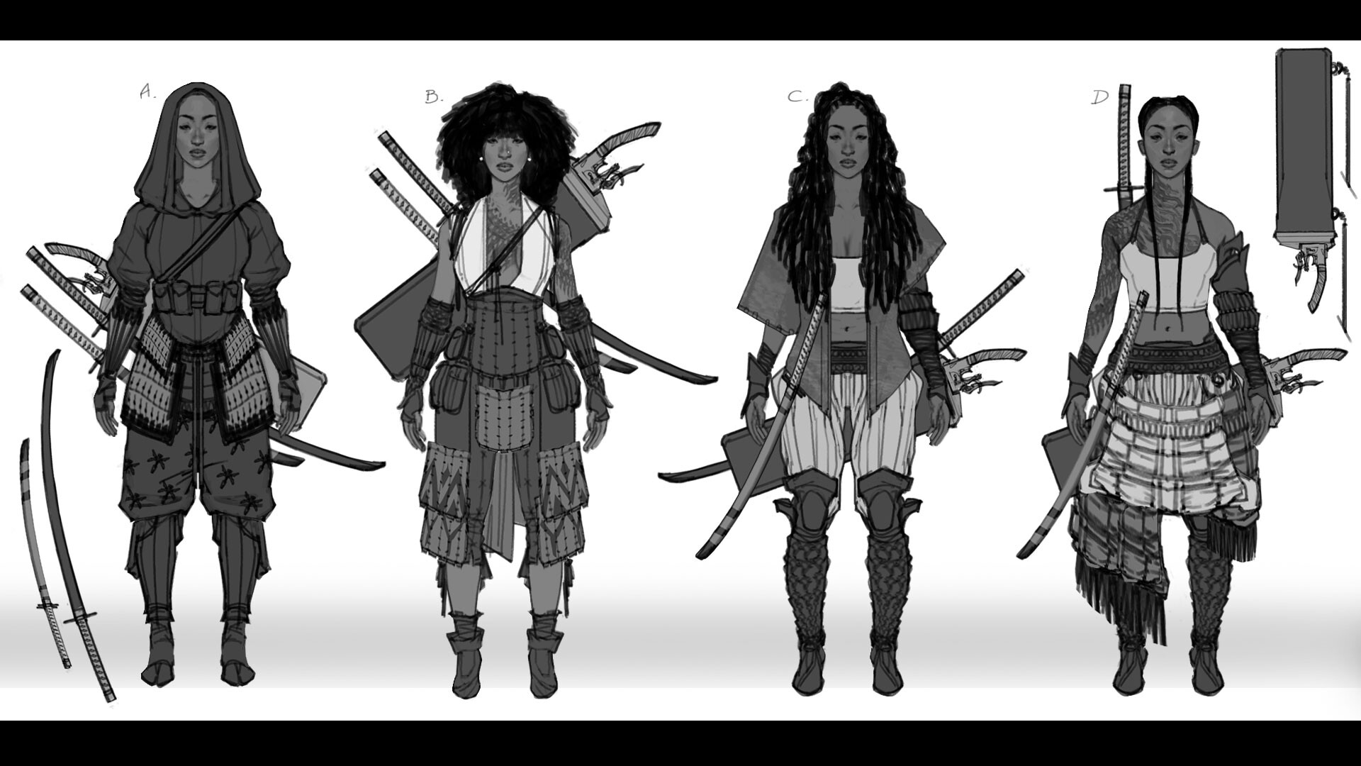 ArtStation - Swamp village characters