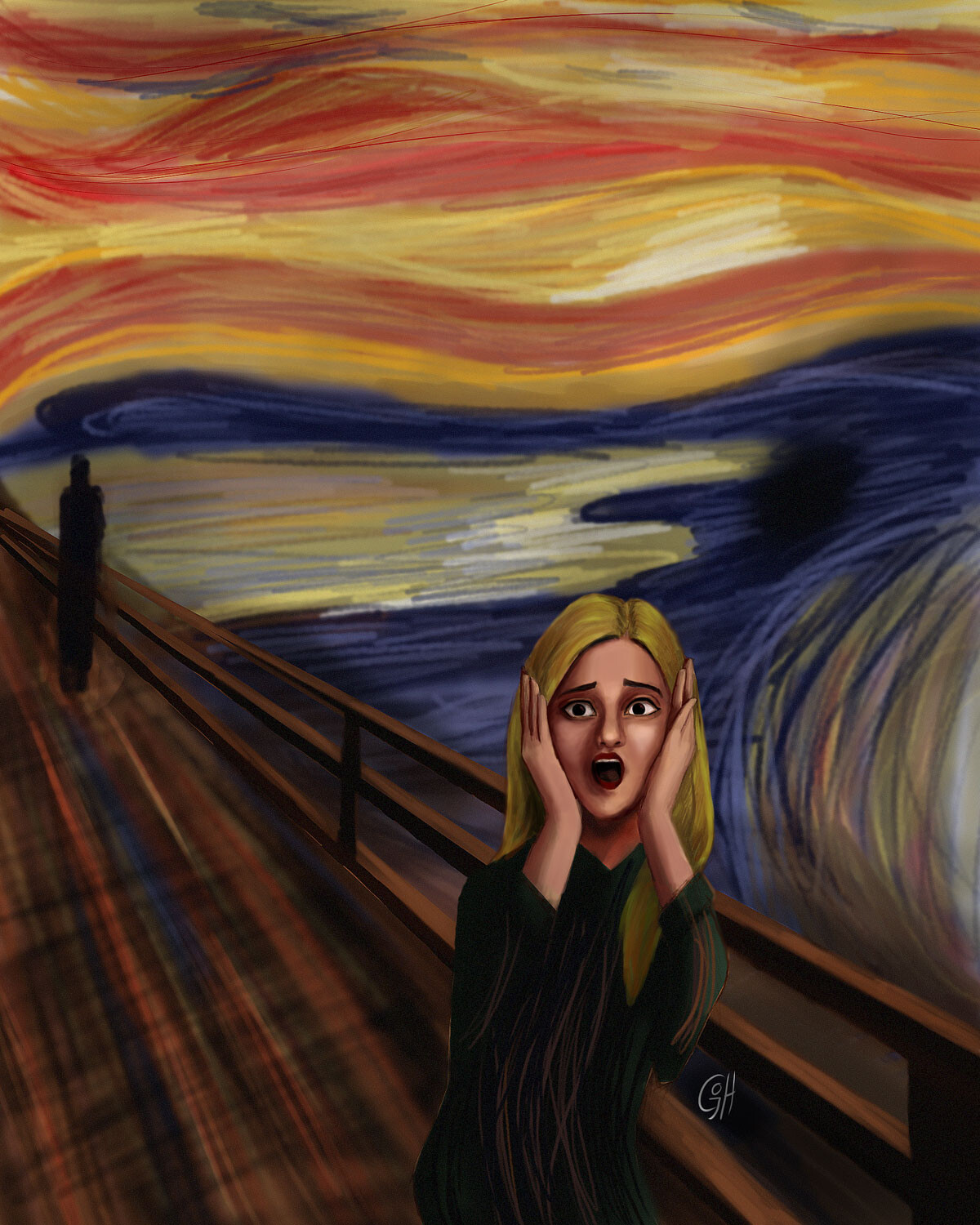 ArtStation - Stylized "The Scream"