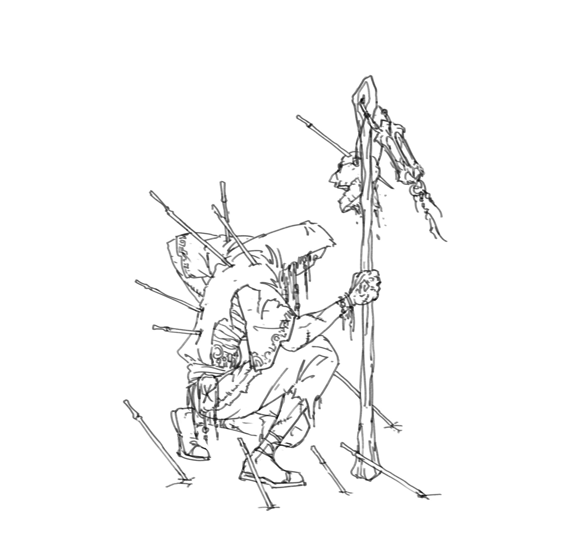 ArtStation - inktober2020 day 18 #trap