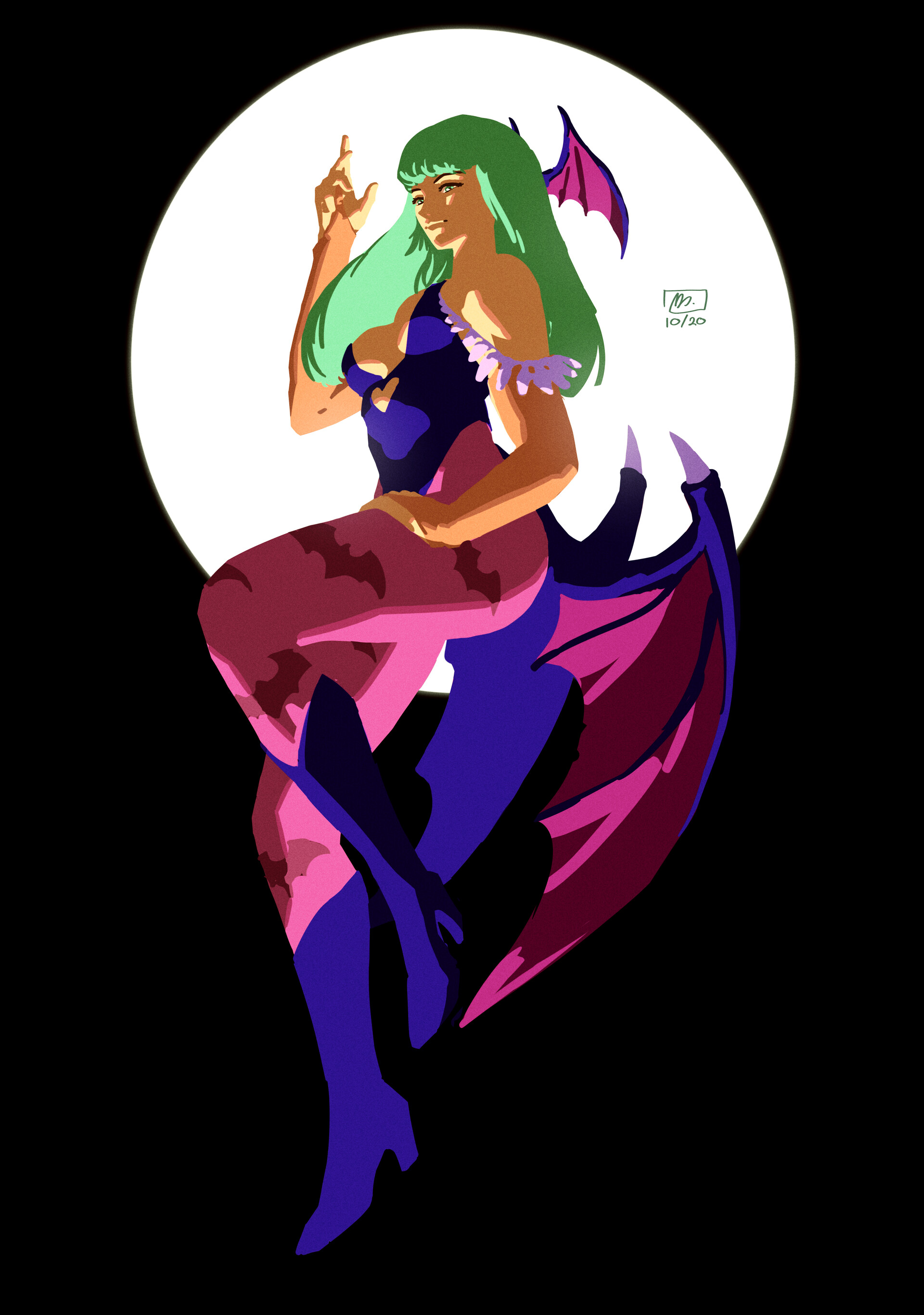 ArtStation - Morrigan Aensland (Darkstalkers)