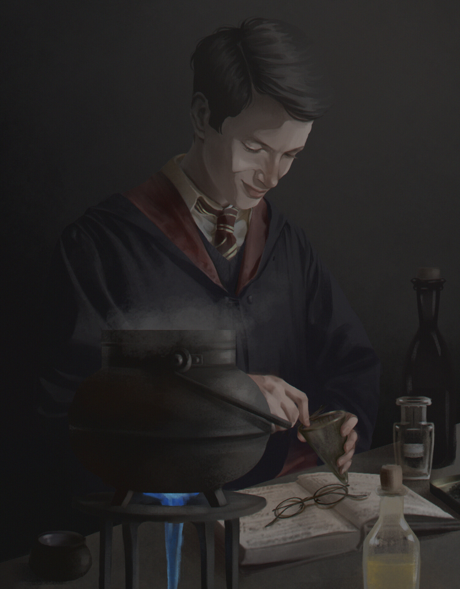 ArtStation - gryffindor student