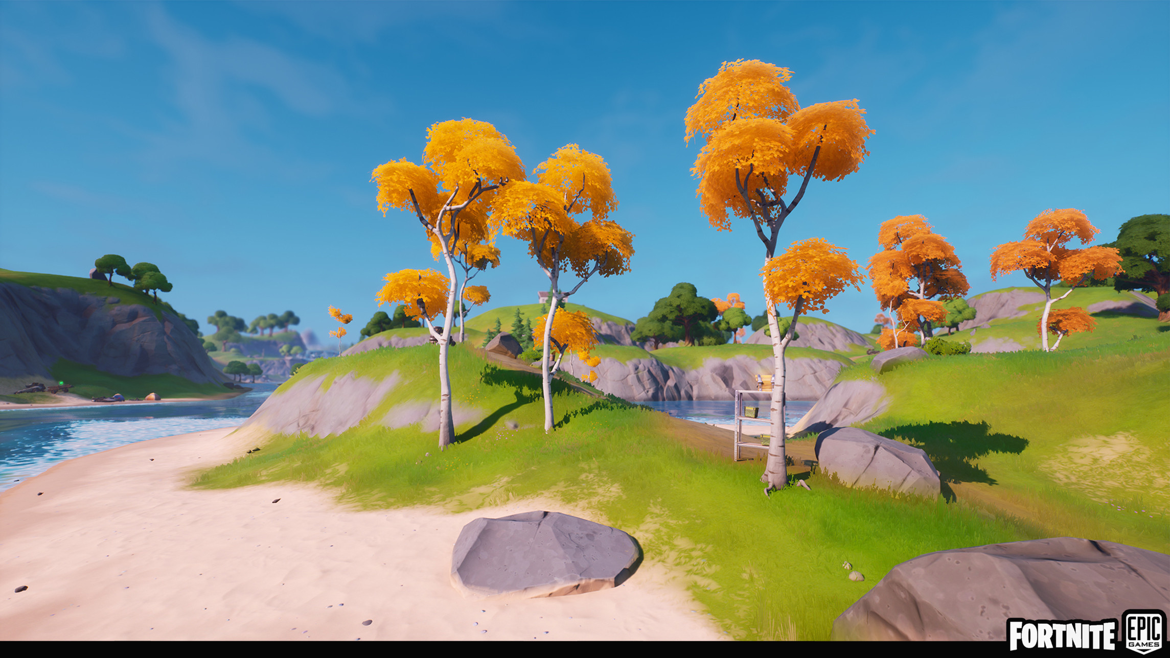 how to draw fortnite landscape