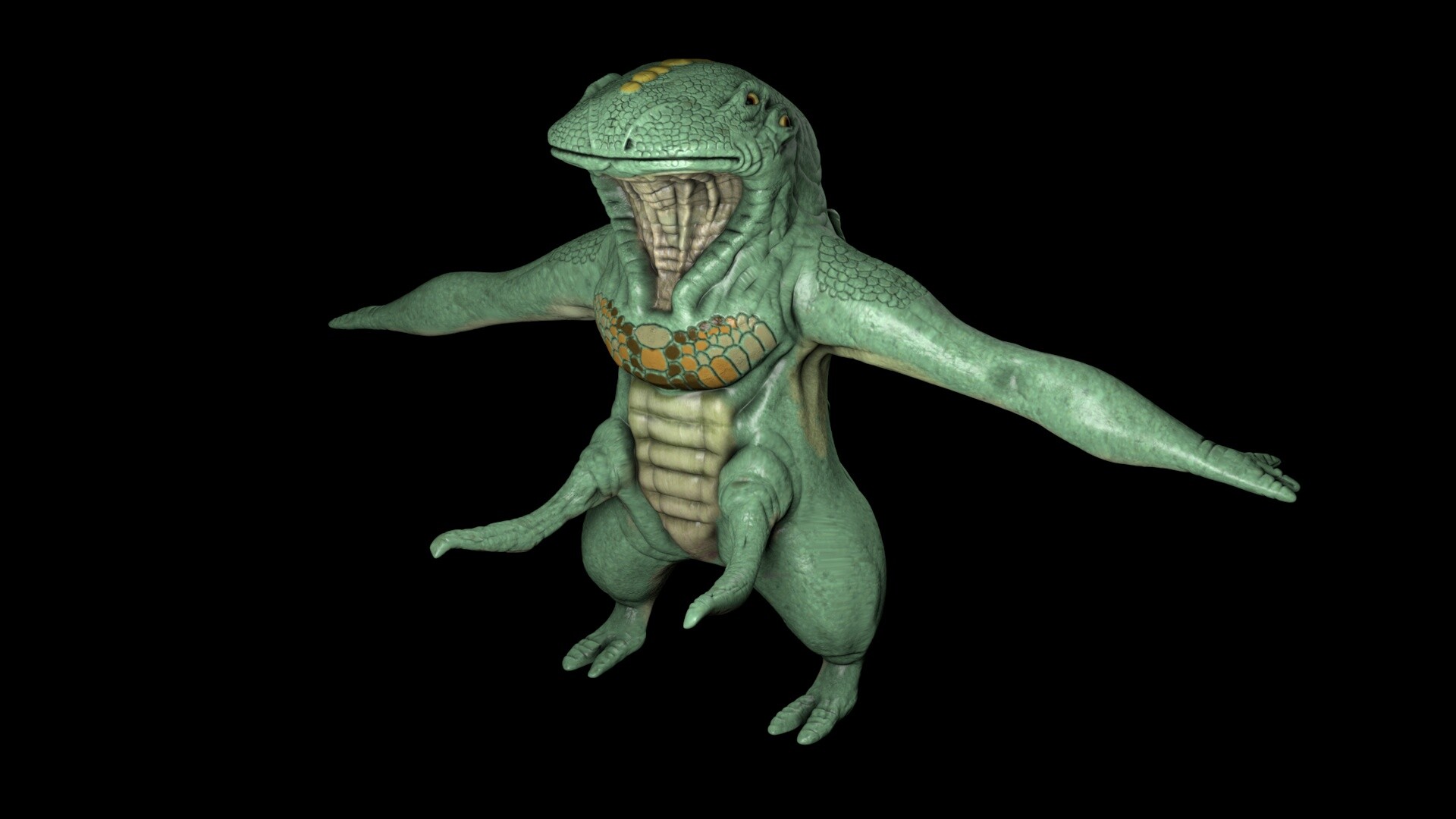 ArtStation - reptile creature for game