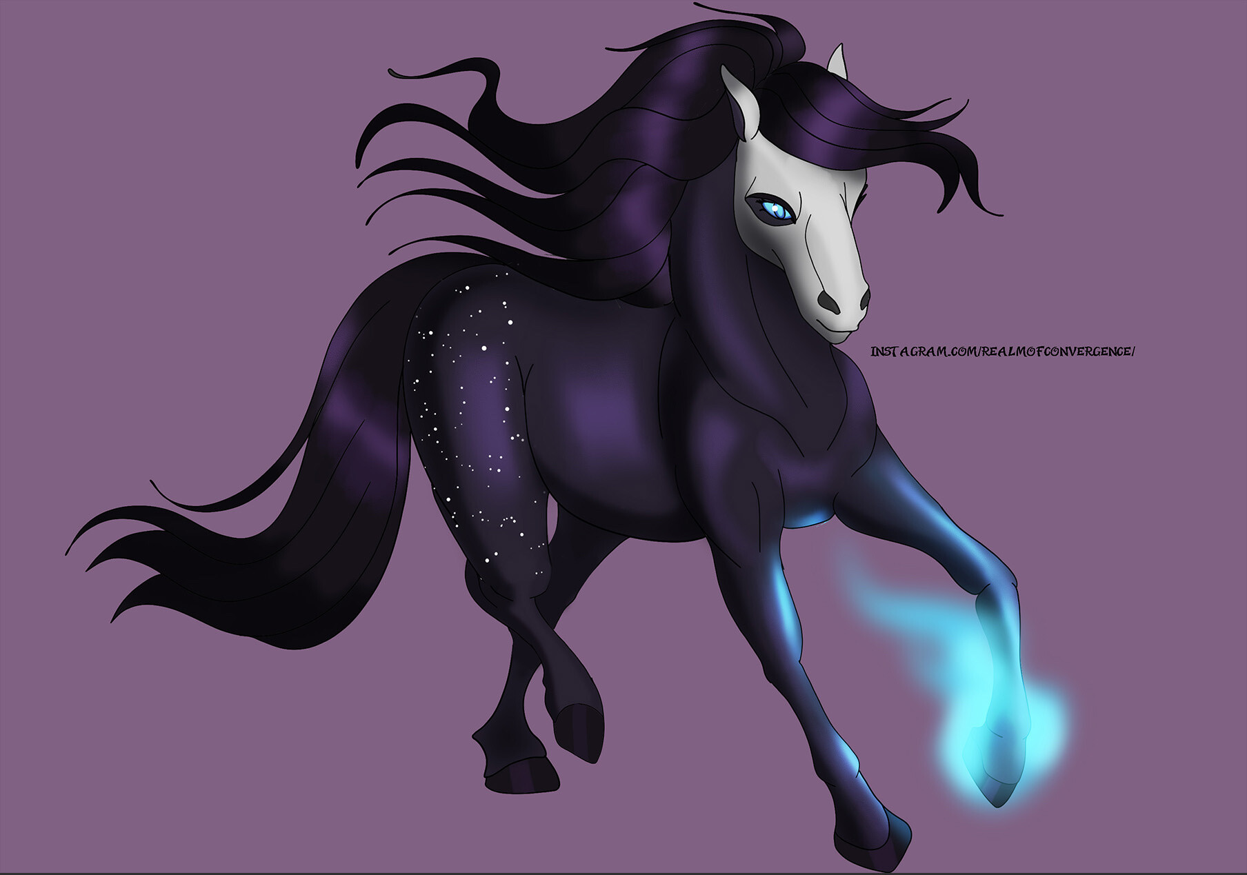 ArtStation - Personal Art work: Mystic Stallion