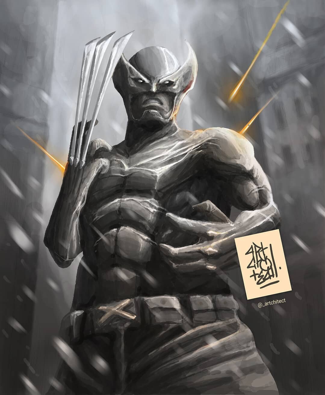 ArtStation - Wolverine: snow and fire