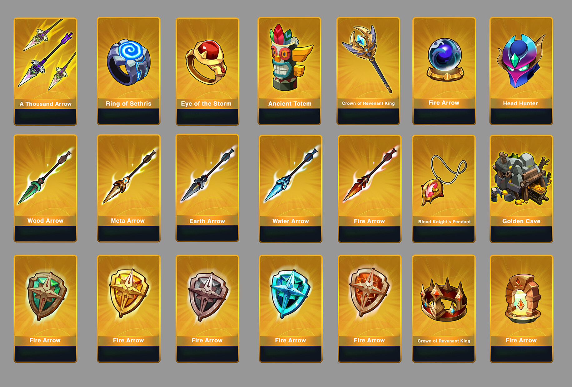 ArtStation - Prophecy Card (Castle Defender Item)