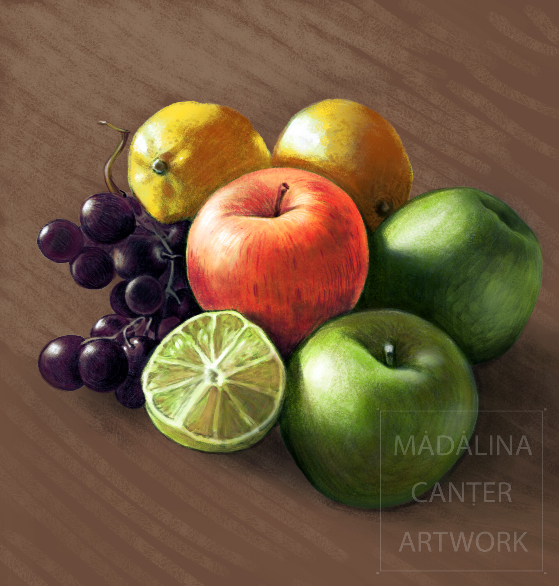 ArtStation - Fruit Still life